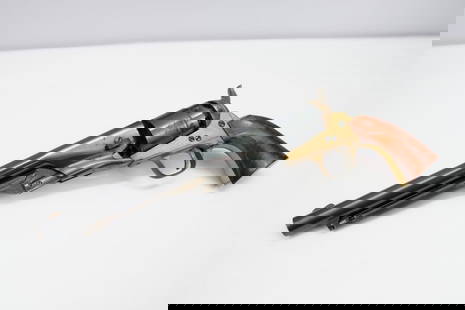 Italian Manufactured Cased 1847 Walker Black Powder Revolver Auction