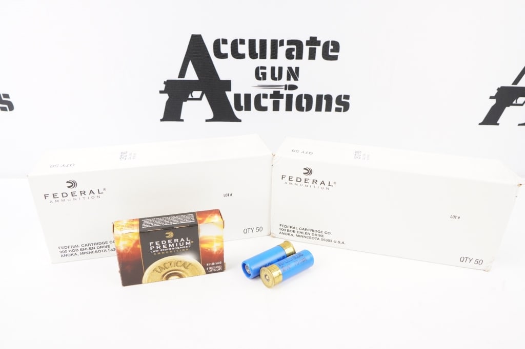 Federal 100 Rounds 12 Ga Slugs Auction