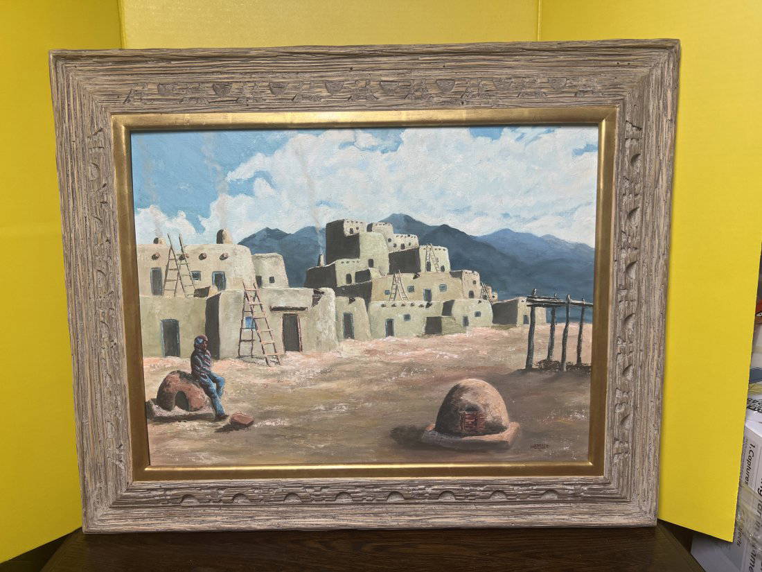 Howard Wilson Original Oil Painting On Board With Ken Paynes Personal ...