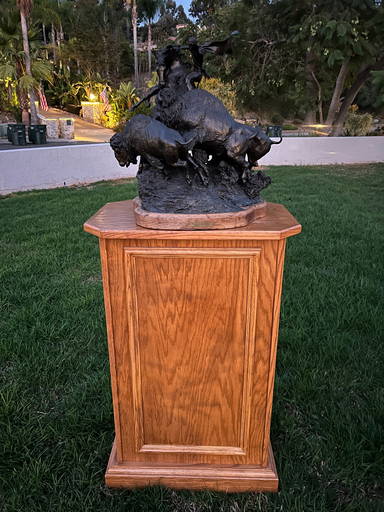 Rusty Phelps Native American Bronze Sculpture,signed,numbered & Dated ...