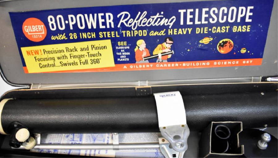 GILBERT 80 POWER ASTRONOMICAL TELESCOPE - Oct 25, 2018 | McLaren ...