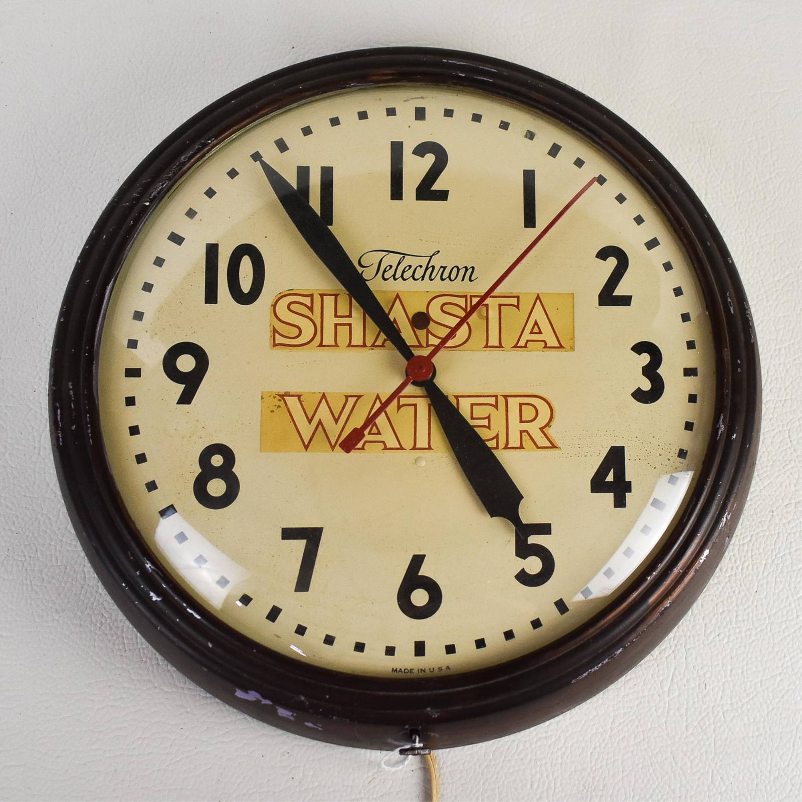 Shasta Water Advertising Clock Auction