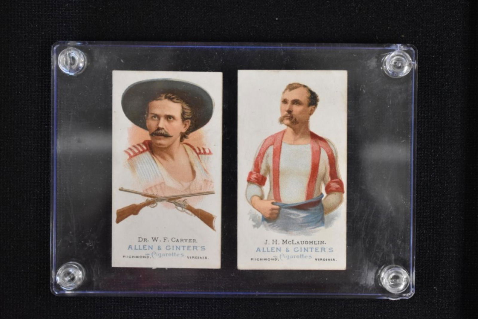 Two 1887 Allen & Ginters Cigarette Cards Auction