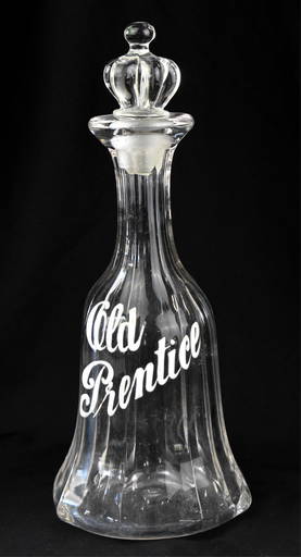 Old Prentice Preprohibition Whisky Back Bar Bottle