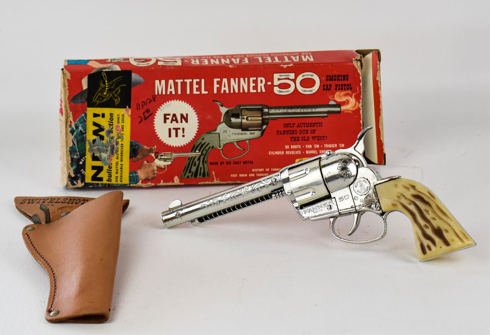 1958 Mattel Fanner 50 Cap Gun & Holster Auction