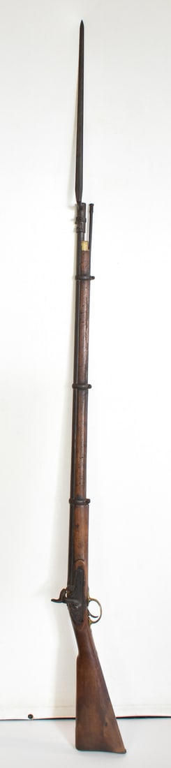 American Civil War-era Confederate P53 Enfield Rifle-musket Auction