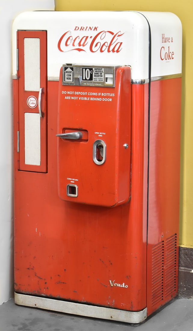 The Vendo Company Drink Coca-cola Model H56 Vending Machine - Jul 16 ...