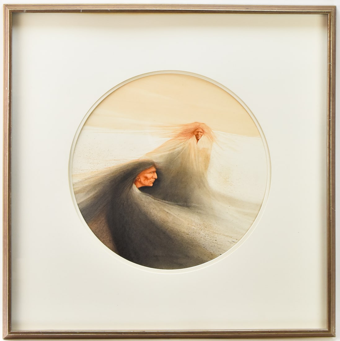 Frank Howell 'two Native Americans' Mixed Media - Jul 16, 2025 ...