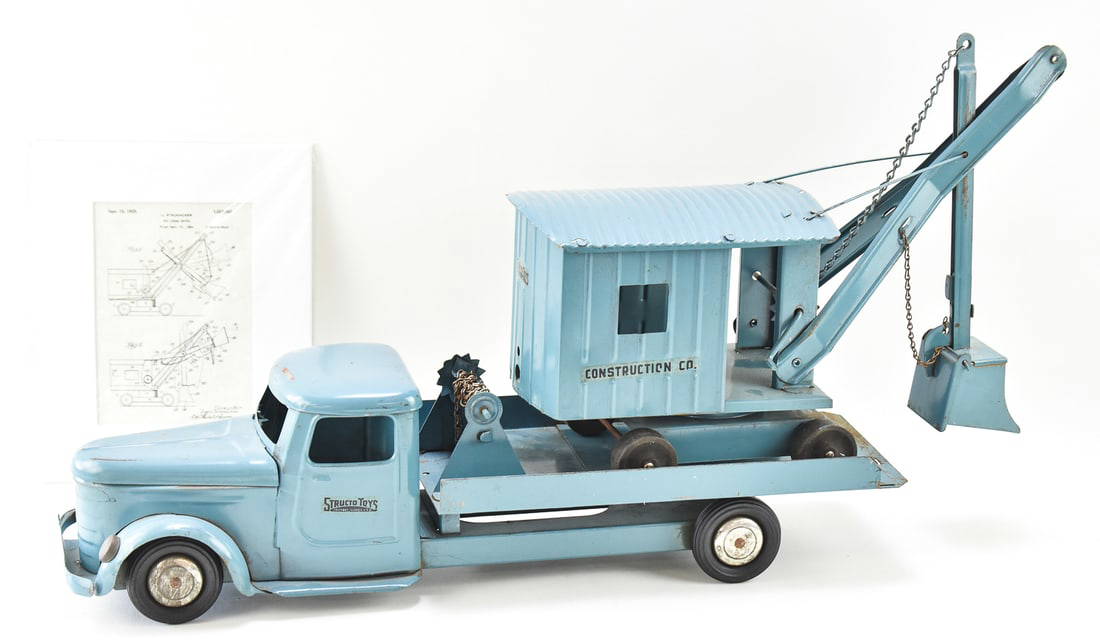 1939 Structo Toys Construction Set And L. Strohacker 'toy Steam Shovel ...