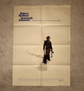Original Jeremiah Johnson One Sheet Movie Poster
