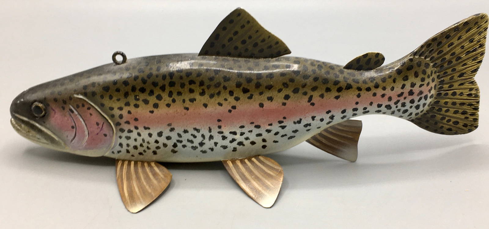 Rainbow Trout Fish Decoy By Jacob Sayaina Auction