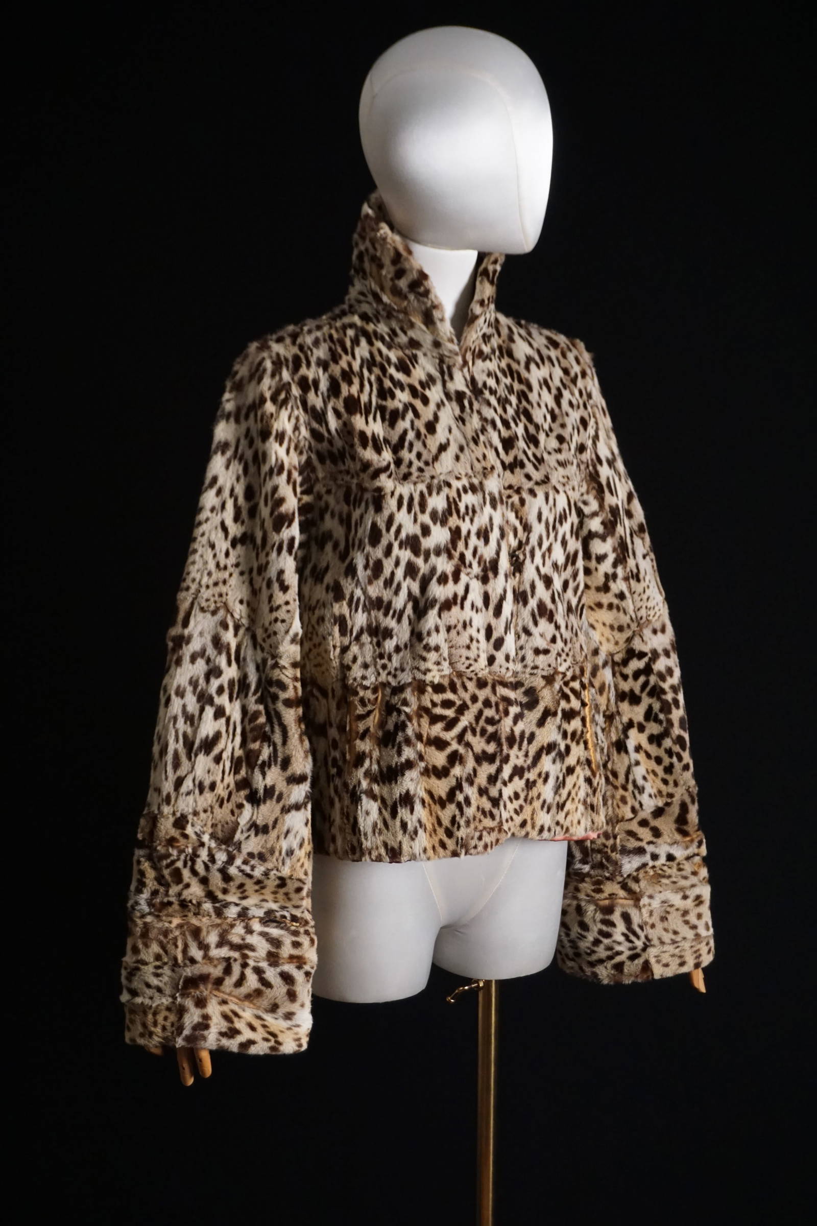 Mandel Furs 1940s Genuine Leopard Ocelot Fur Coat Auction