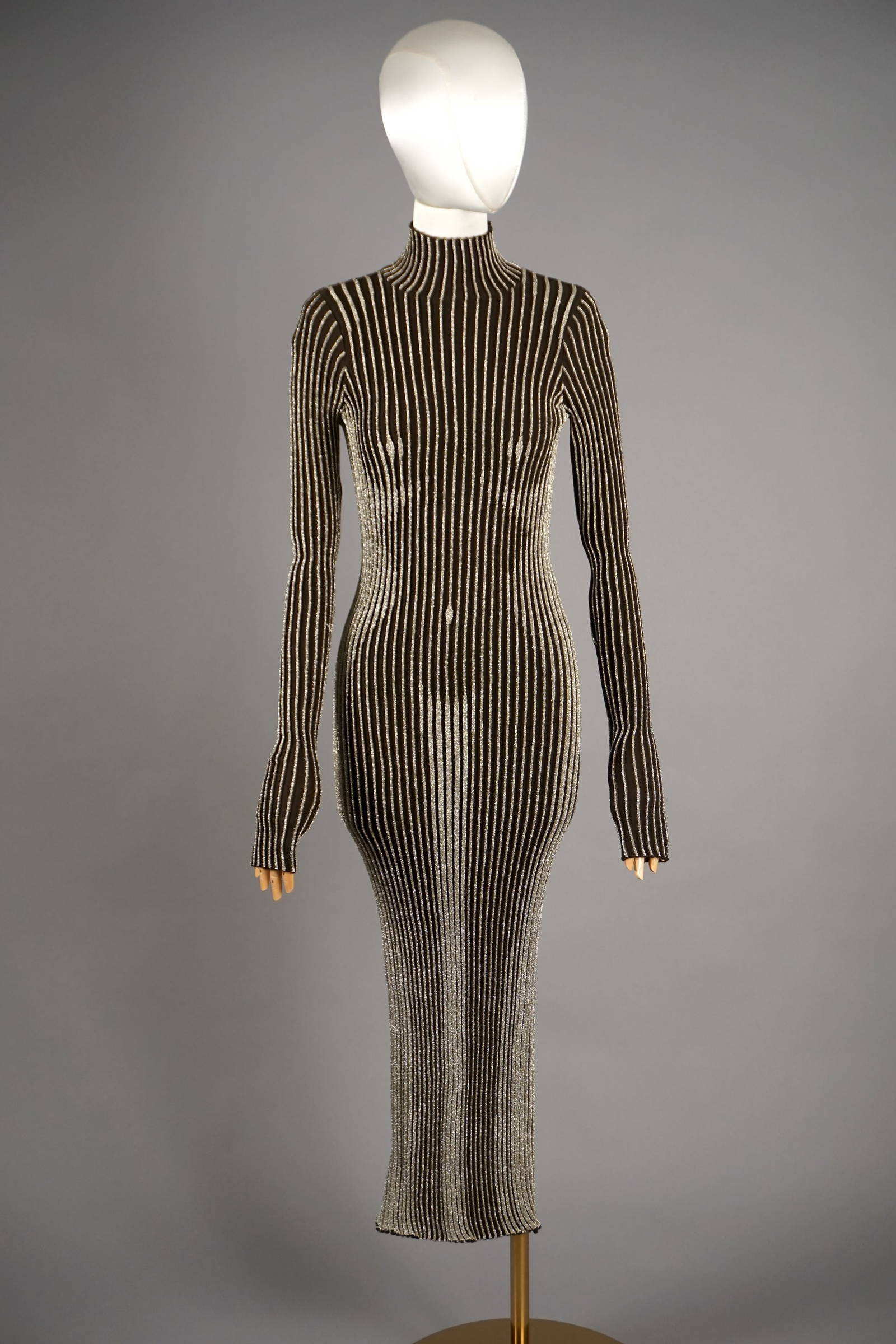 Nwt Jean Paul Gaultier Lurex Trompe L’oeil Dress Avant Garde Auction