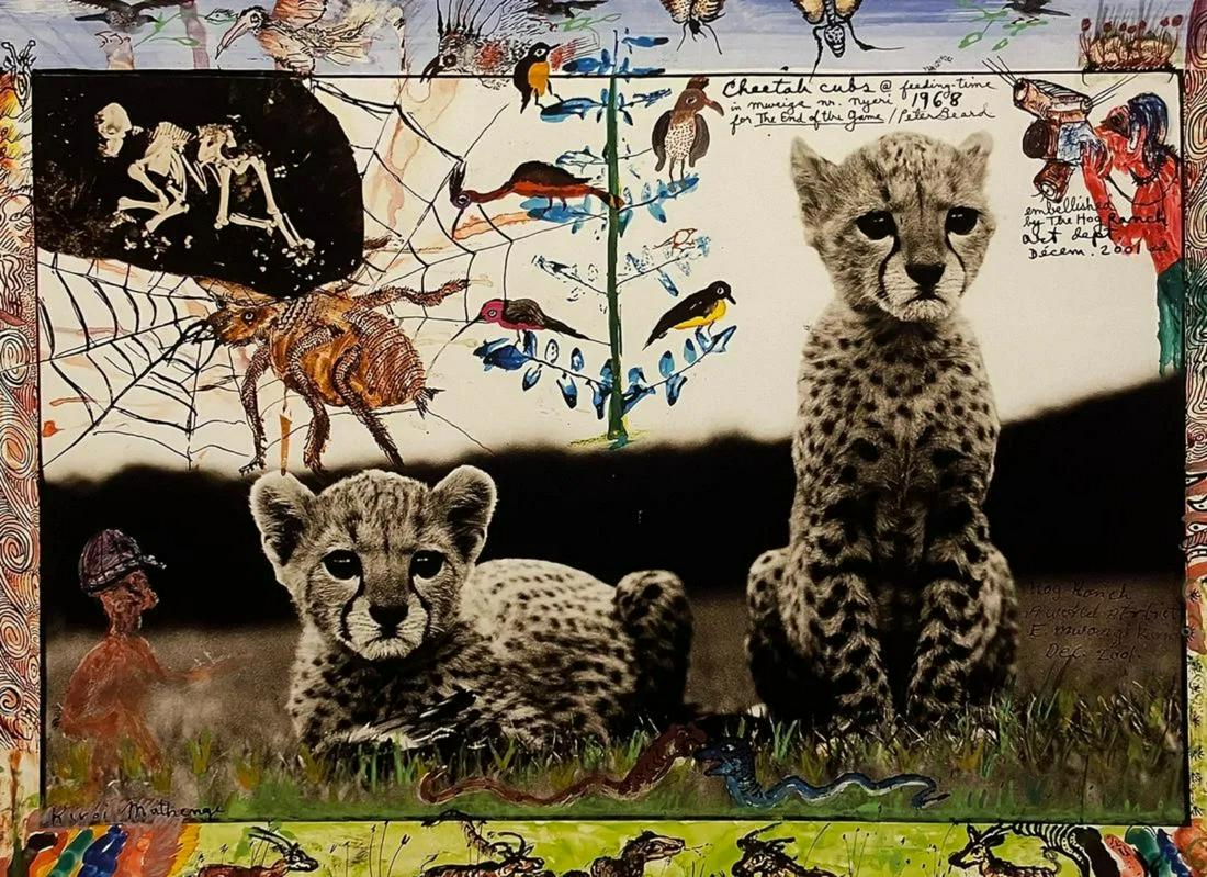 Peter Beard - Orphaned Cheetah Cubs, 1968 - Mar 12, 2023 | Sapphire ...