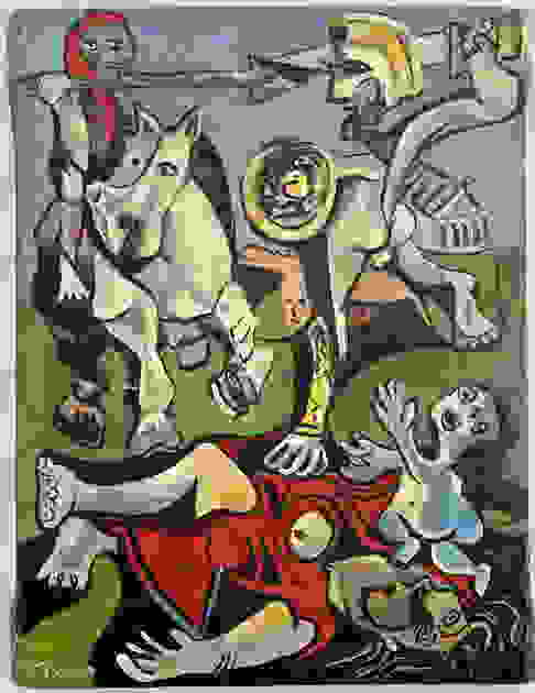 Pablo Picasso - Original Oil Painting, W/ Gallery Labels Auction