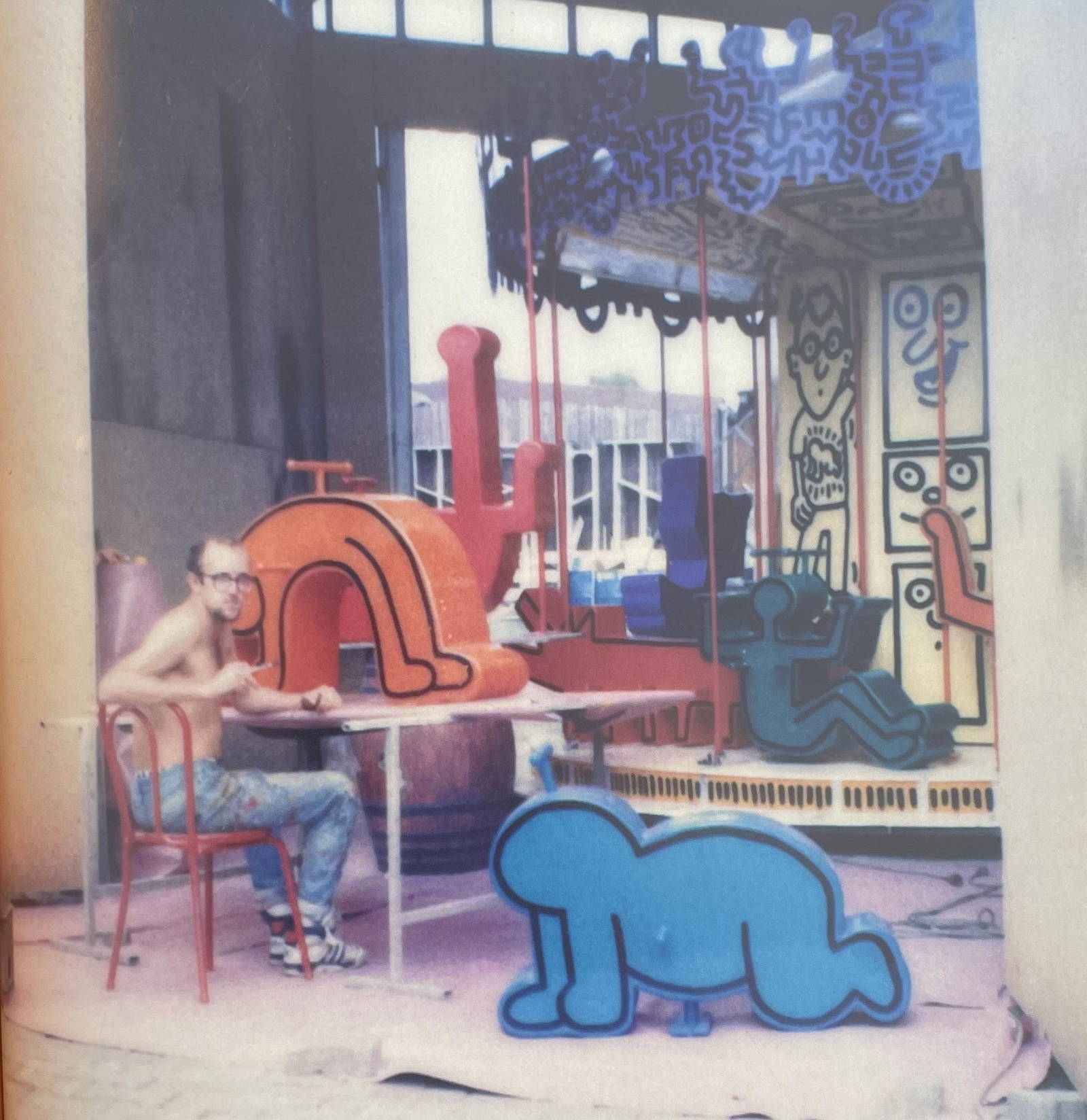 Keith Haring - Carousel For Luna Luna, 1987 Auction