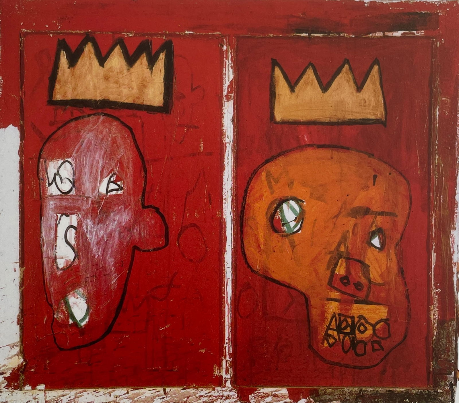 Jean Michel Basquiat - Red Kings, 1981 Auction