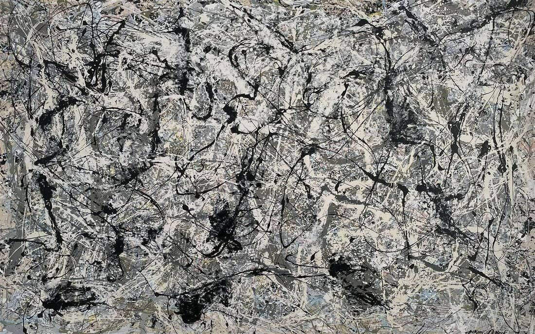 Jackson Pollock - Number 28, 1950 - Offset Lithograph Auction