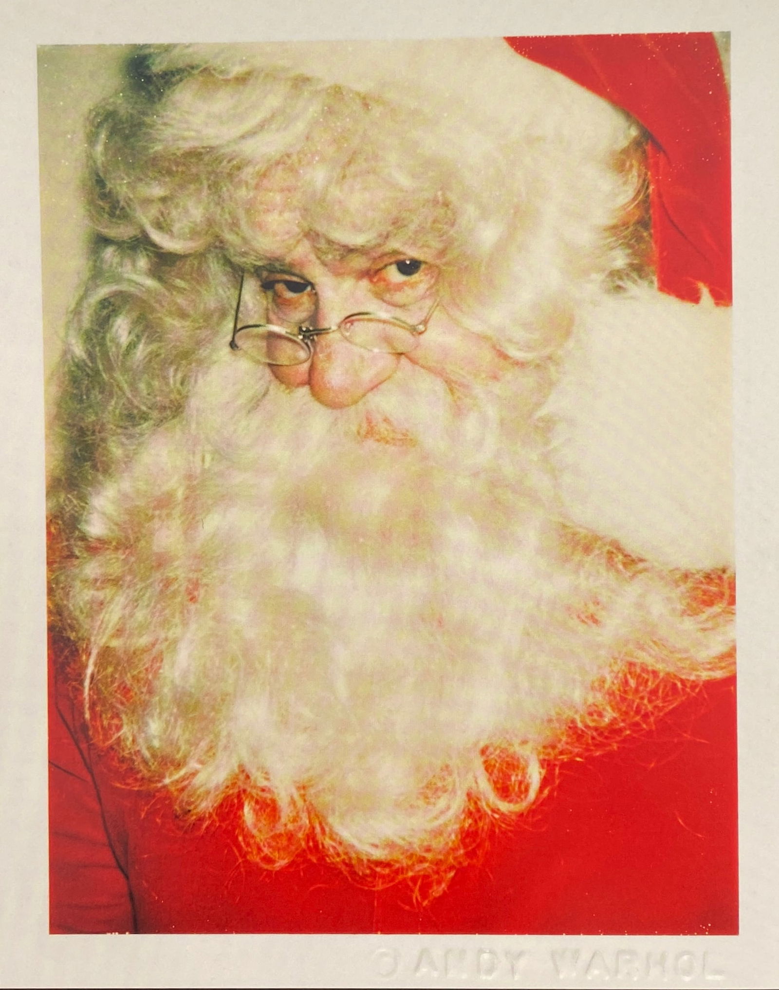 Andy Warhol - Santa Claus, From Myths, 1981 Auction