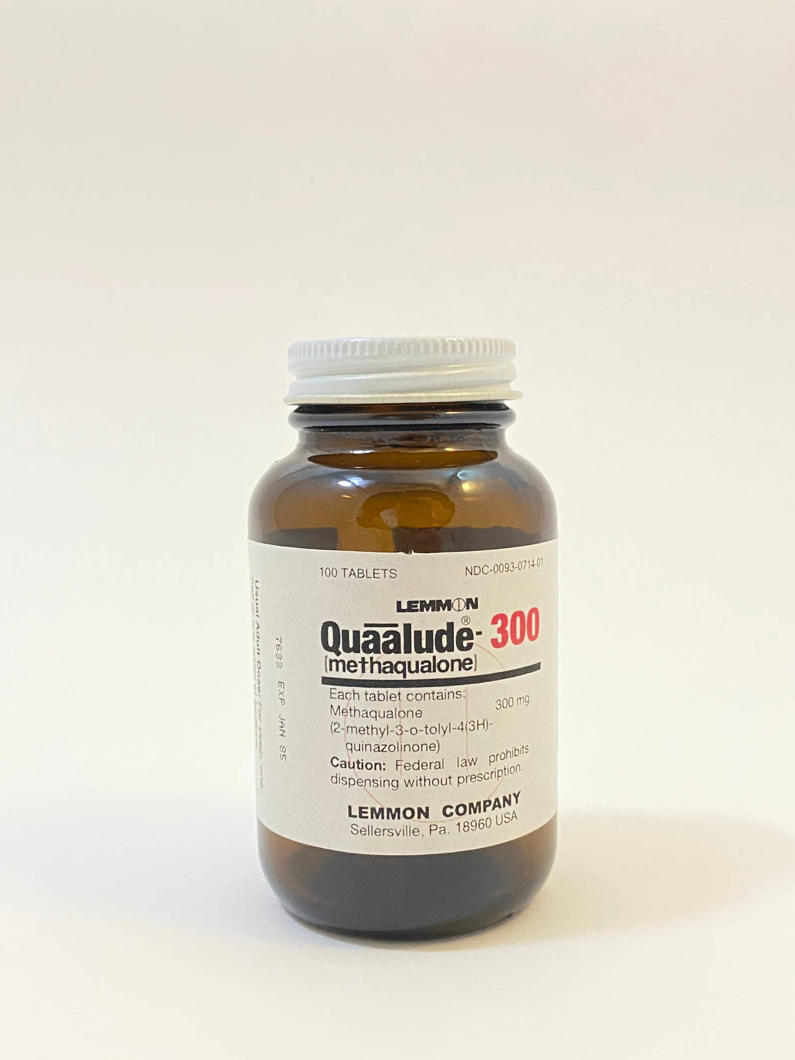 Quaalude Prescription Bottle Auction