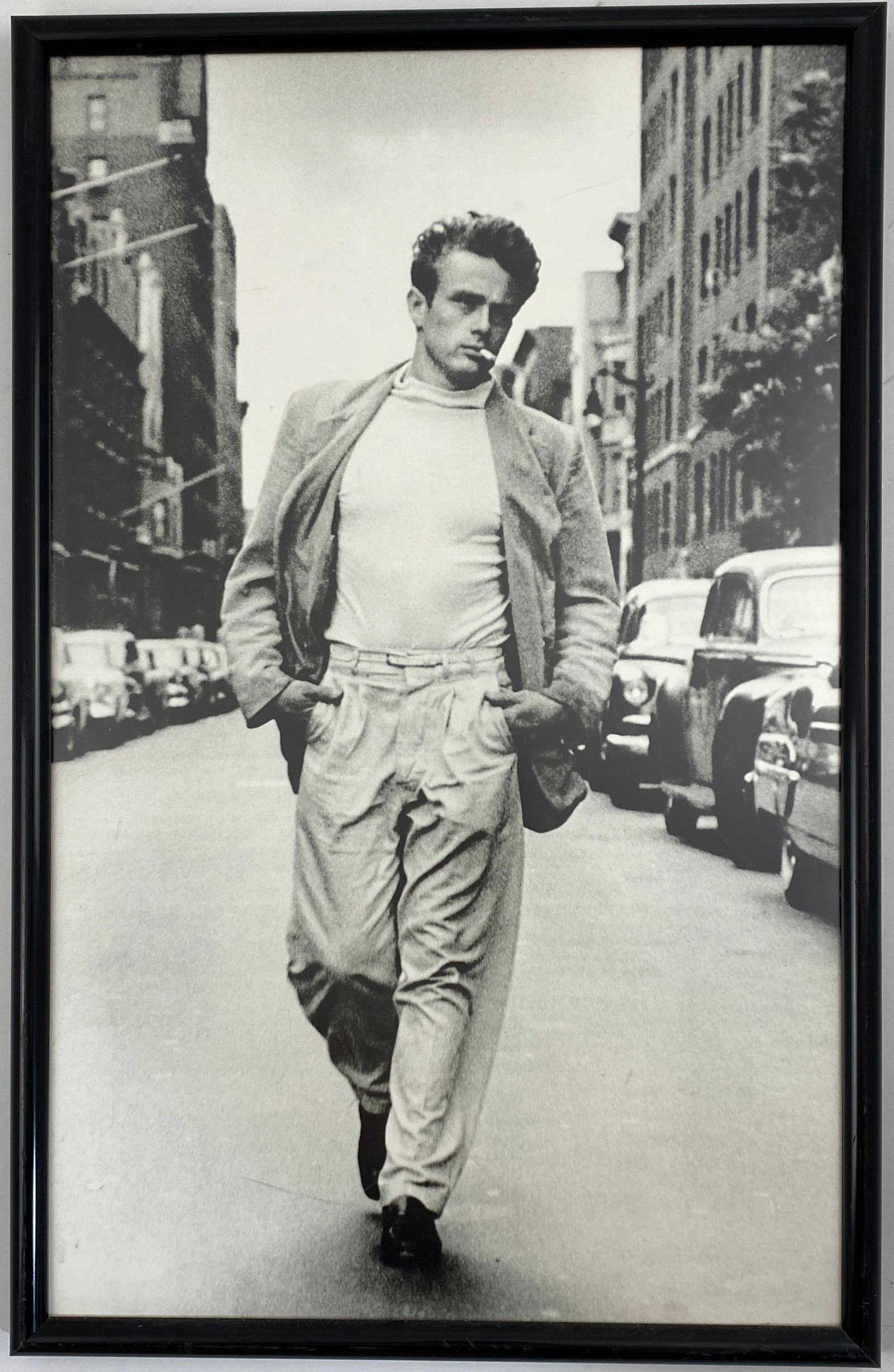 James Dean - Smoking A Cigarette, Print Auction