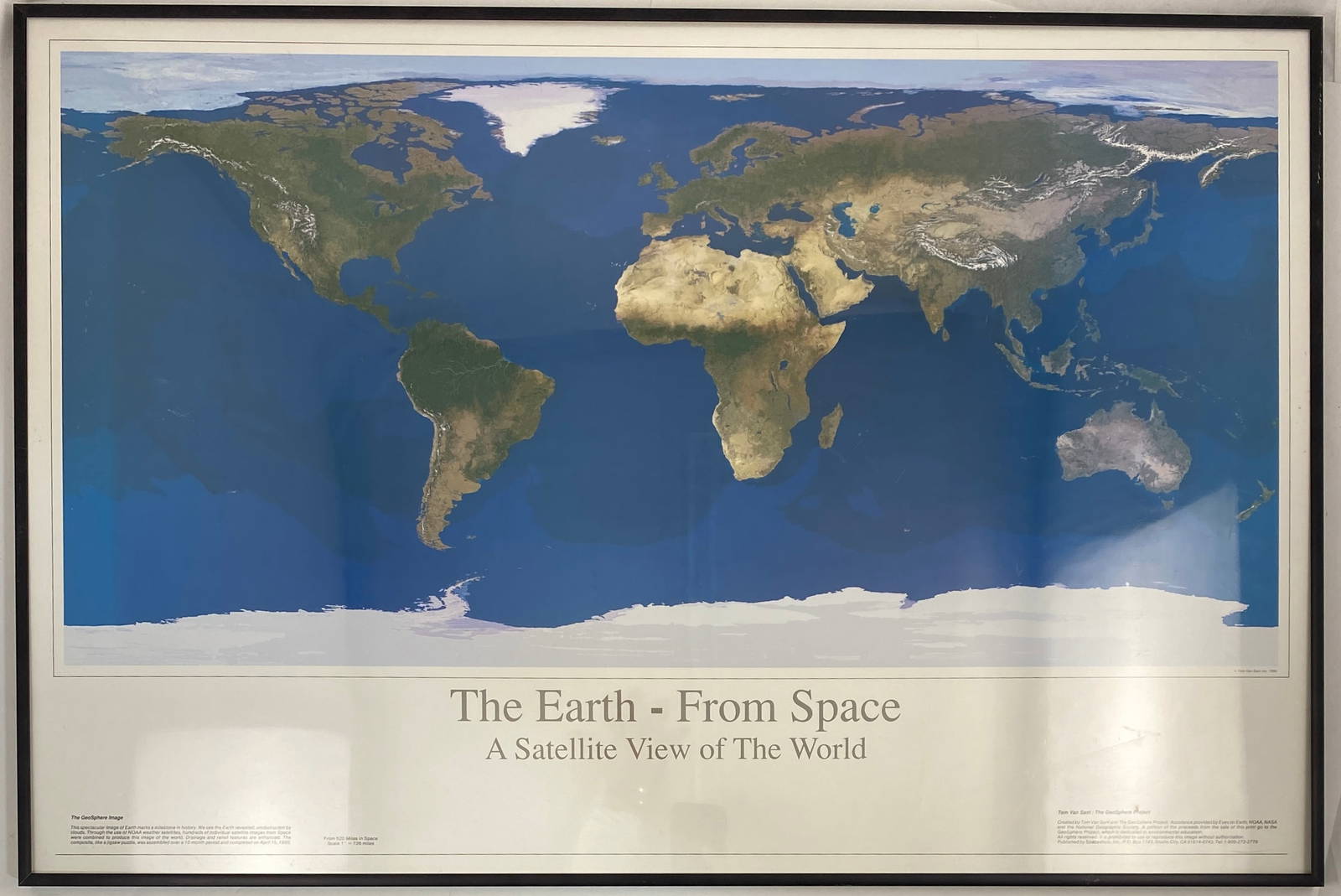 The Earth From Space - Poster Auction