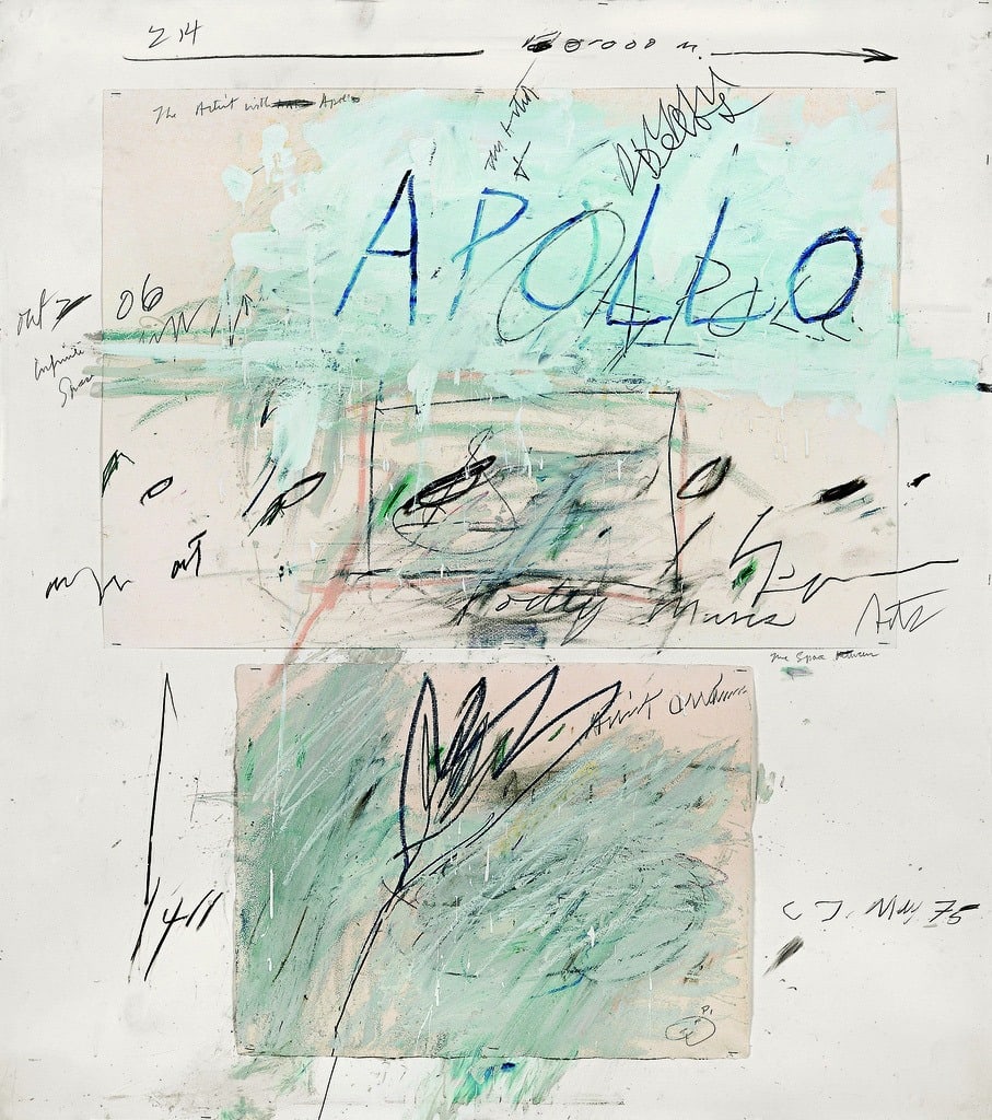Cy Twombly - Apollo, 1975 (offset Lithograph) Auction
