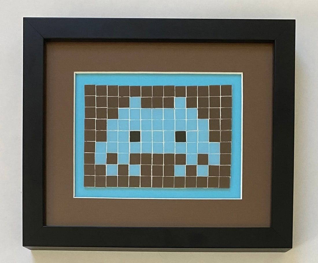 Space Invader - Mosaic (framed) Auction