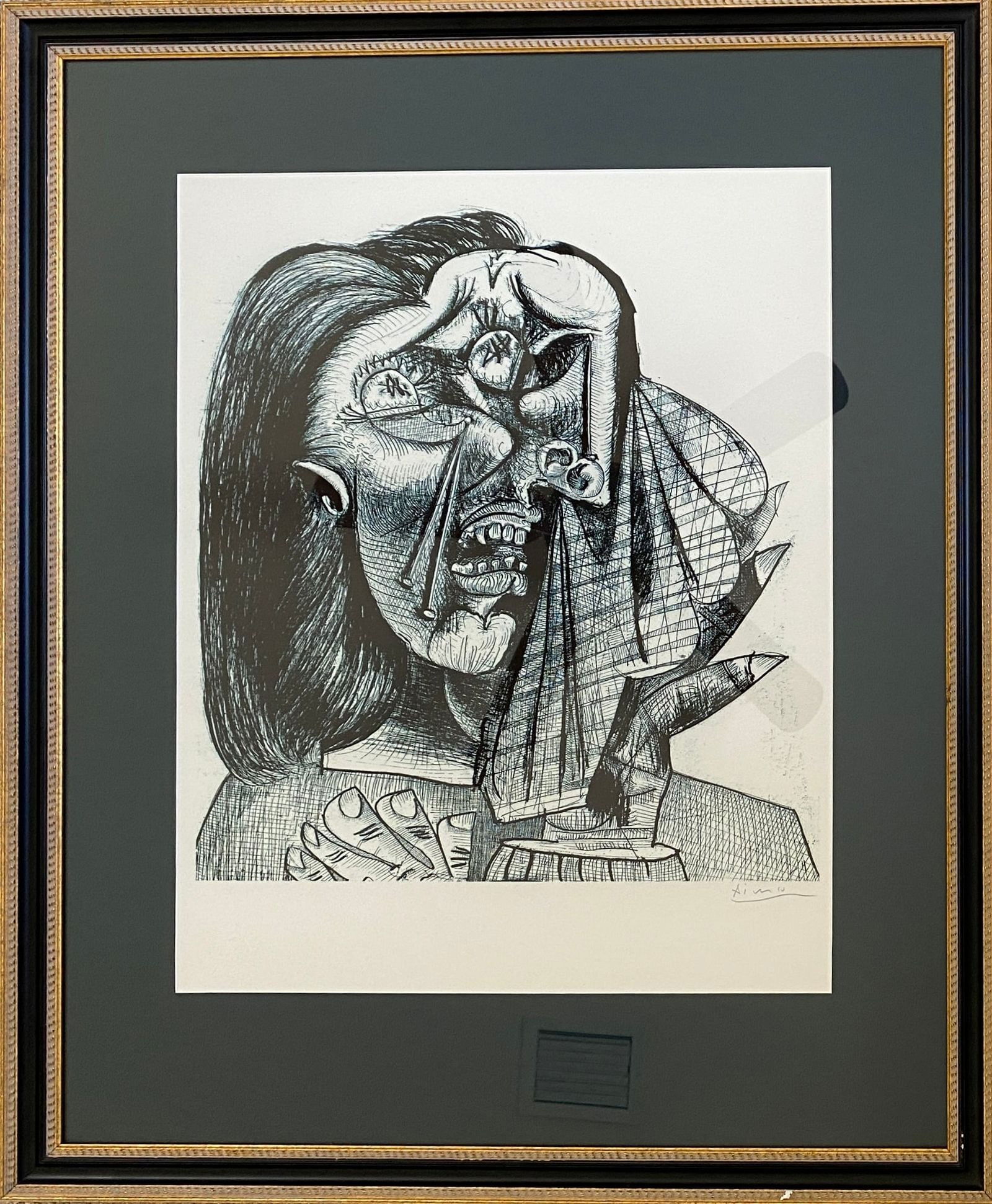 Pablo Picasso - The Weeping Woman, 1937 Lithograph Auction