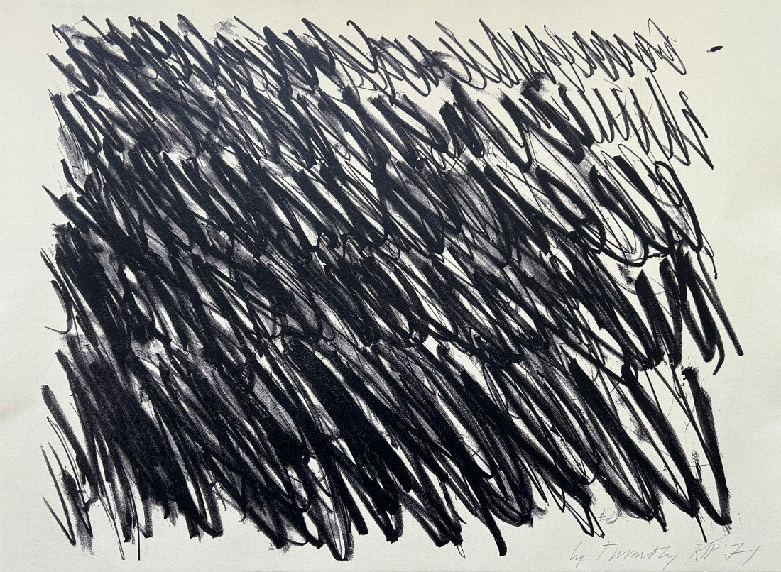 Cy Twombly - Untitled, 1971 - Lithograph (hand Signed & Dated) Auction
