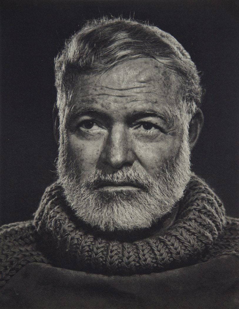 Yousuf Karsh - Ernest Hemingway, 1957 Auction
