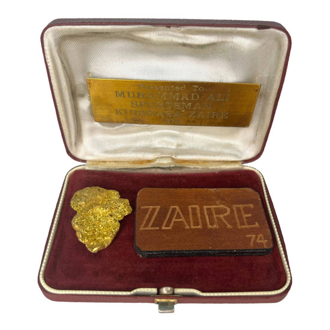 Muhammad Ali Gold Nugget - 1974 Africa 'zaire Nugget' Gifted To Ali ...