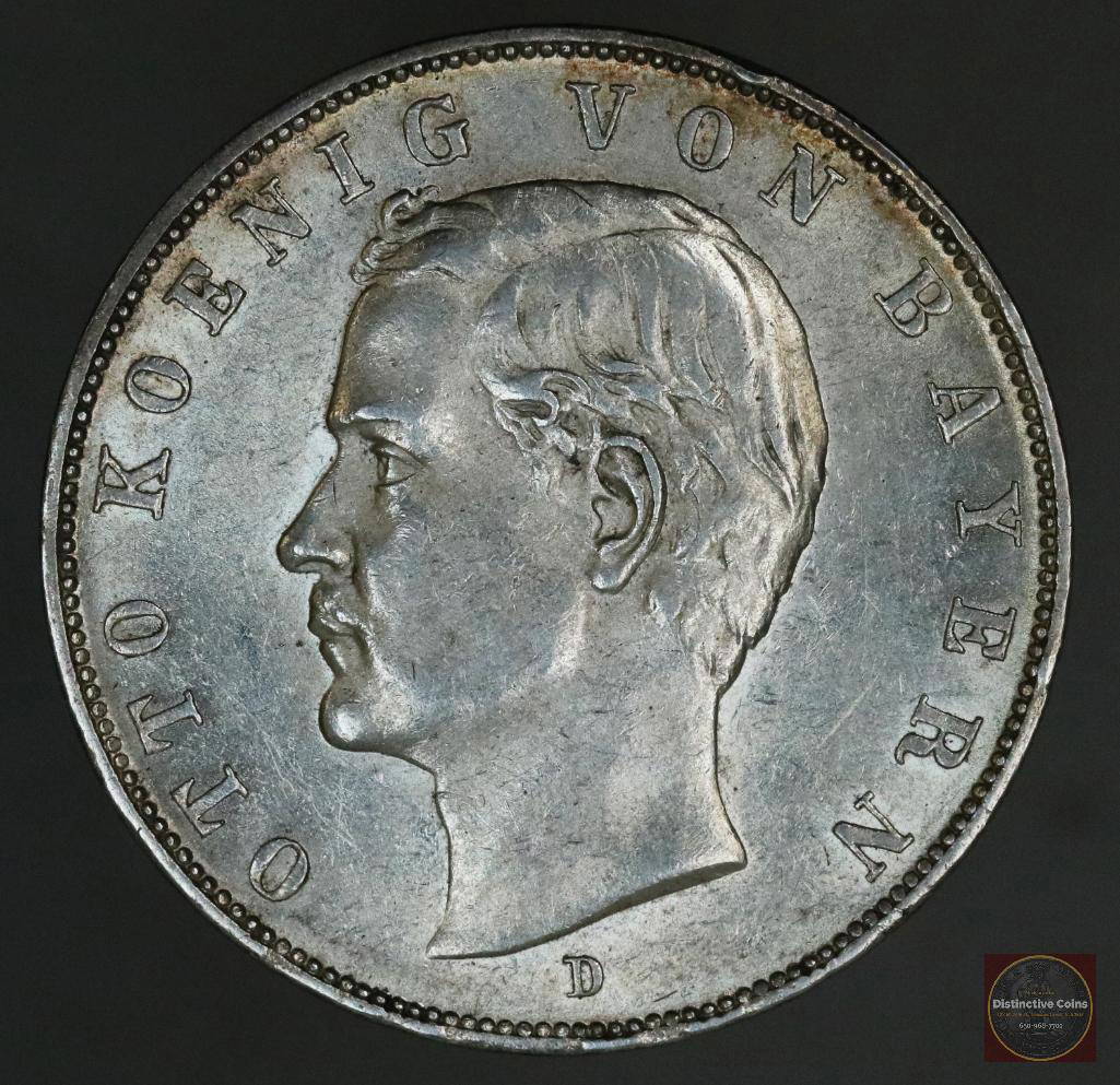 1913 D German States BAVARIA 3 Mark Silver (#0060) on Mar 25, 2023 ...