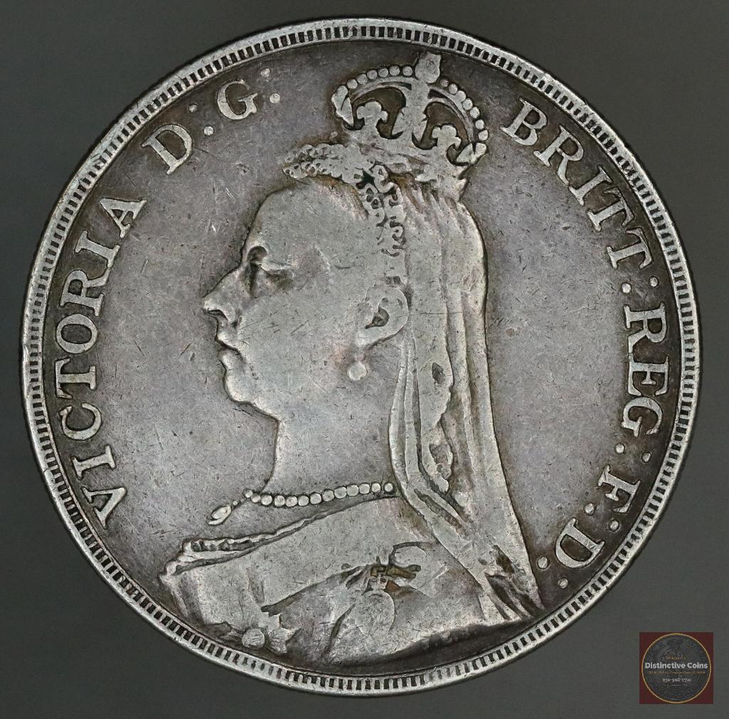 1892 Great Britain Crown Silver - Mar 25, 2023 | Distinctive Coins in IL