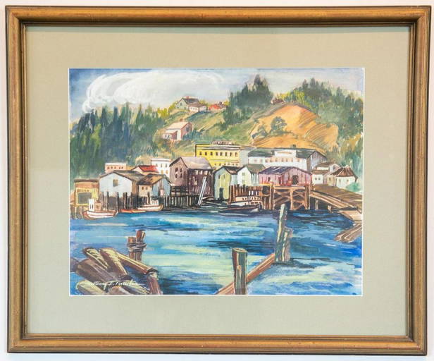 Constance E. Fowler Signed Watercolor