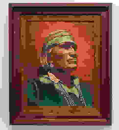 Original Signed Native American Oil Painting Auction