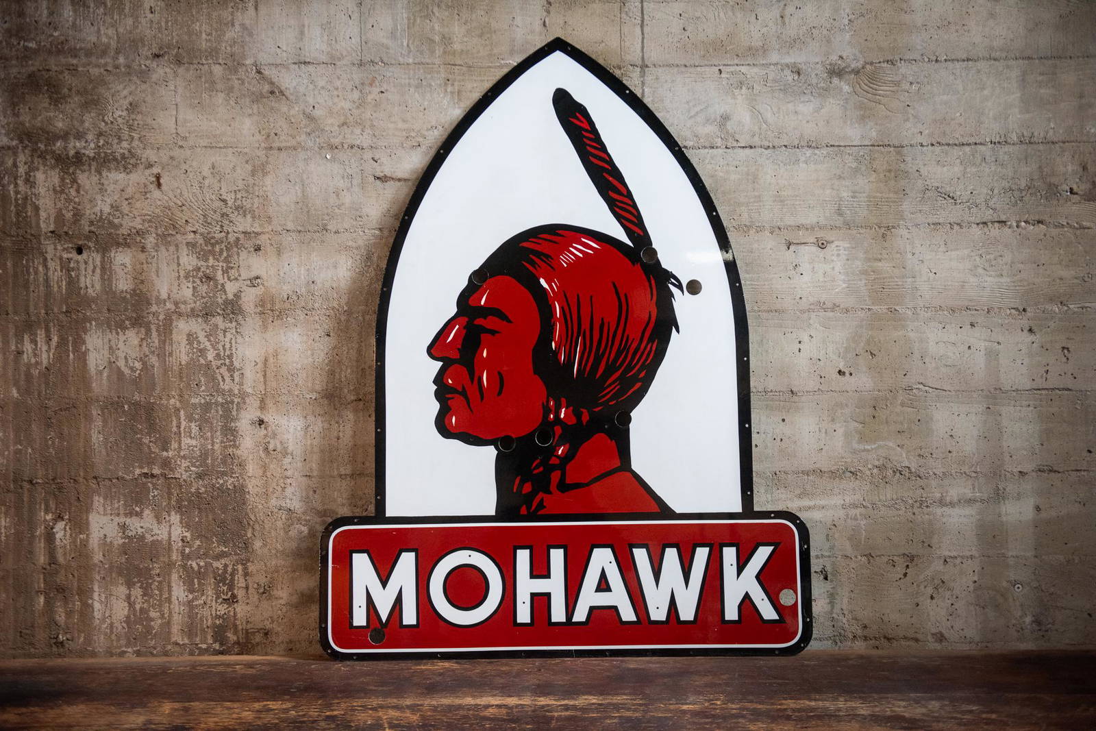Mohawk Gasoline Sign Auction