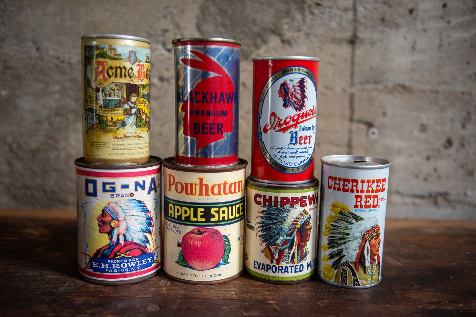 Antique Beer Cans & Tins Auction