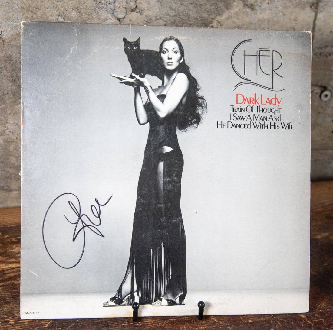 Cher Signed Vinyl Record Auction
