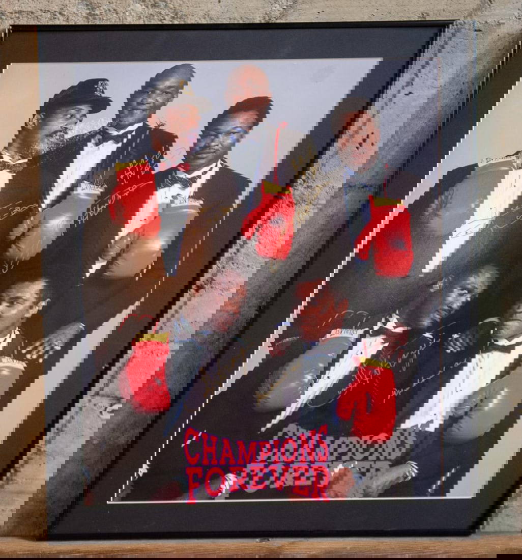 Champions Forever Signed Boxing Photo Auction