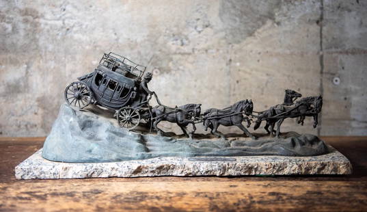 Bronc Twister By C. M. Russell 1912 Recast Bronze Auction