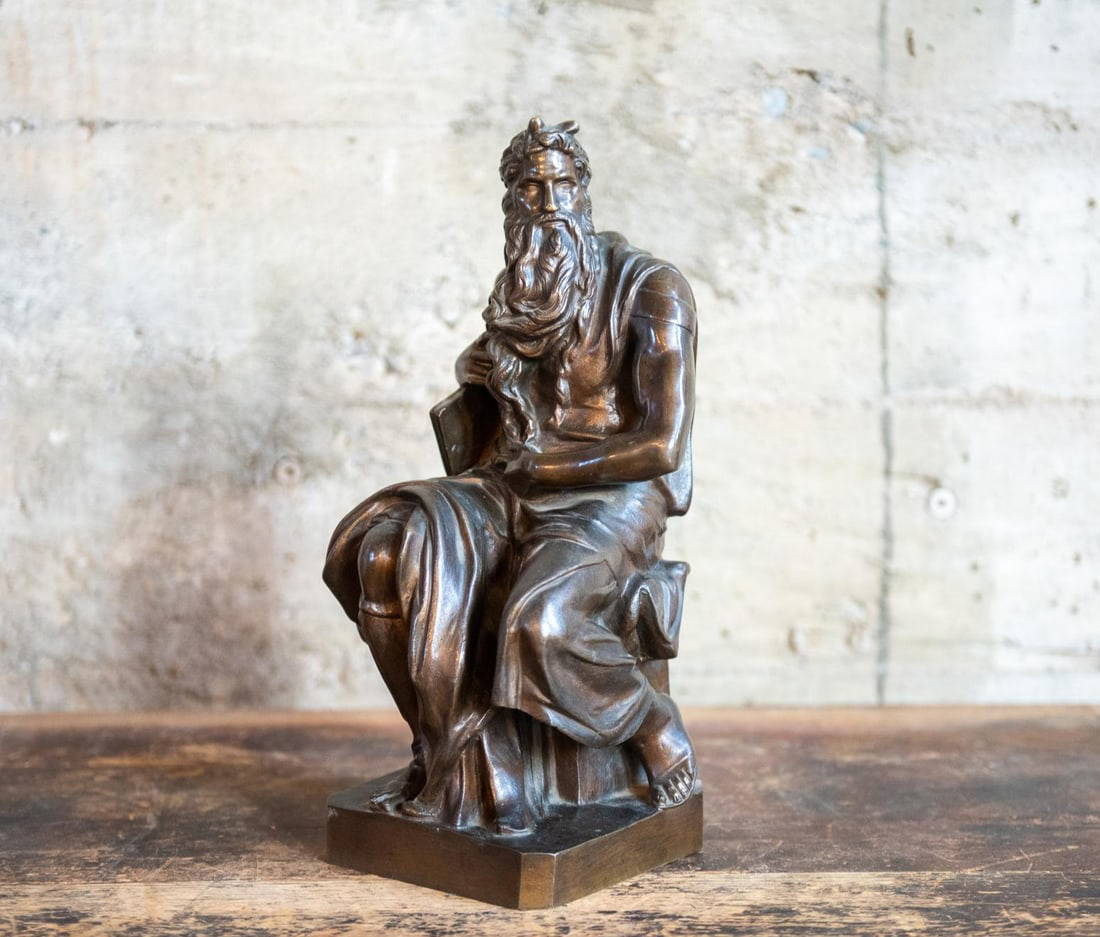 "moses" Bronze Statue Auction