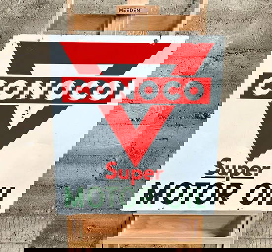 Conoco Super Motor Oil Dsp Sign