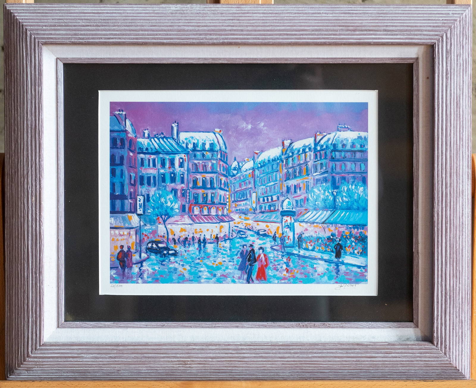 Signed Seriolithograph, Jean-claude Picot Auction