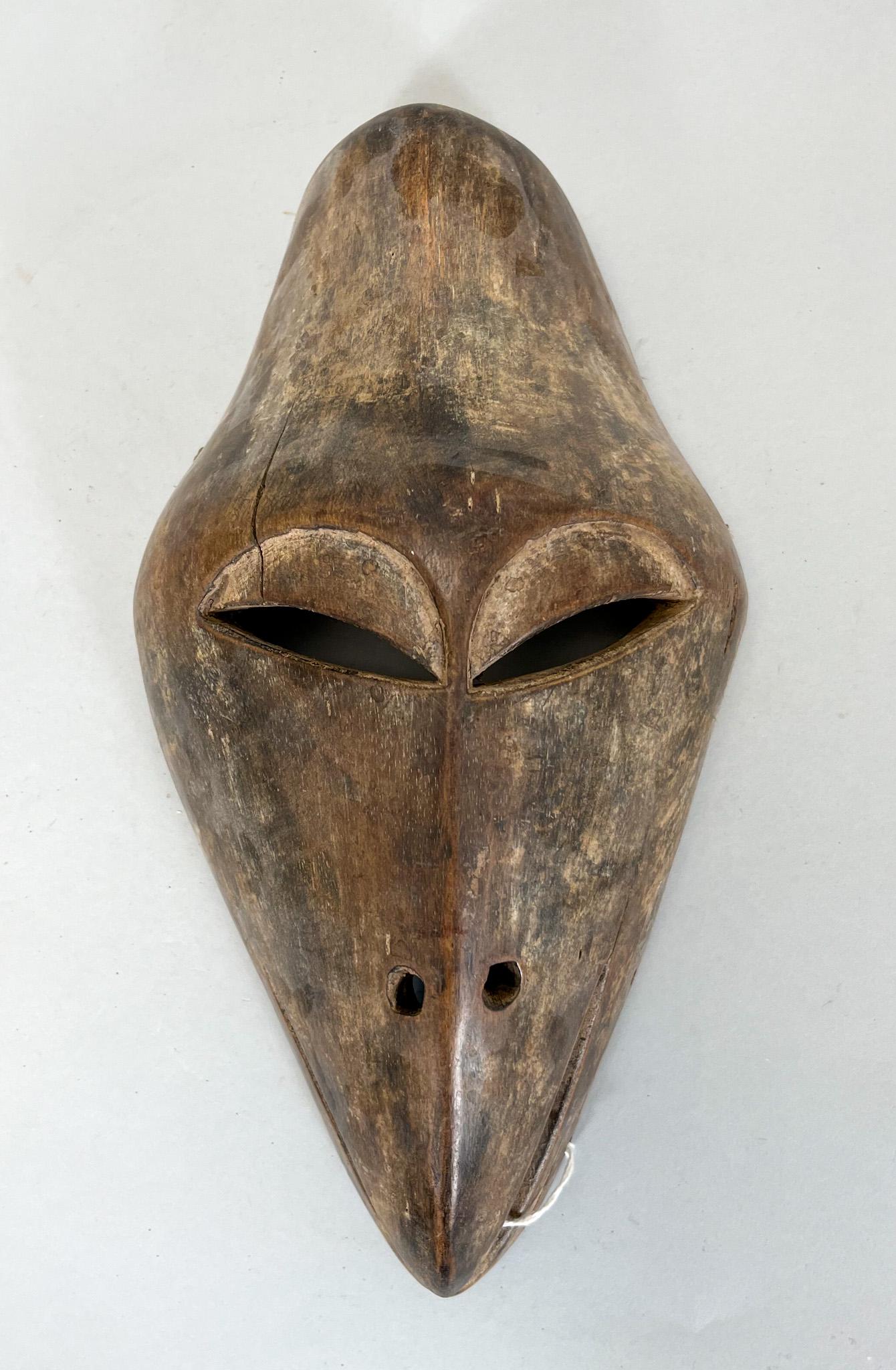 African, Teke, Zaire, Zoomorphic Wood Mask Auction