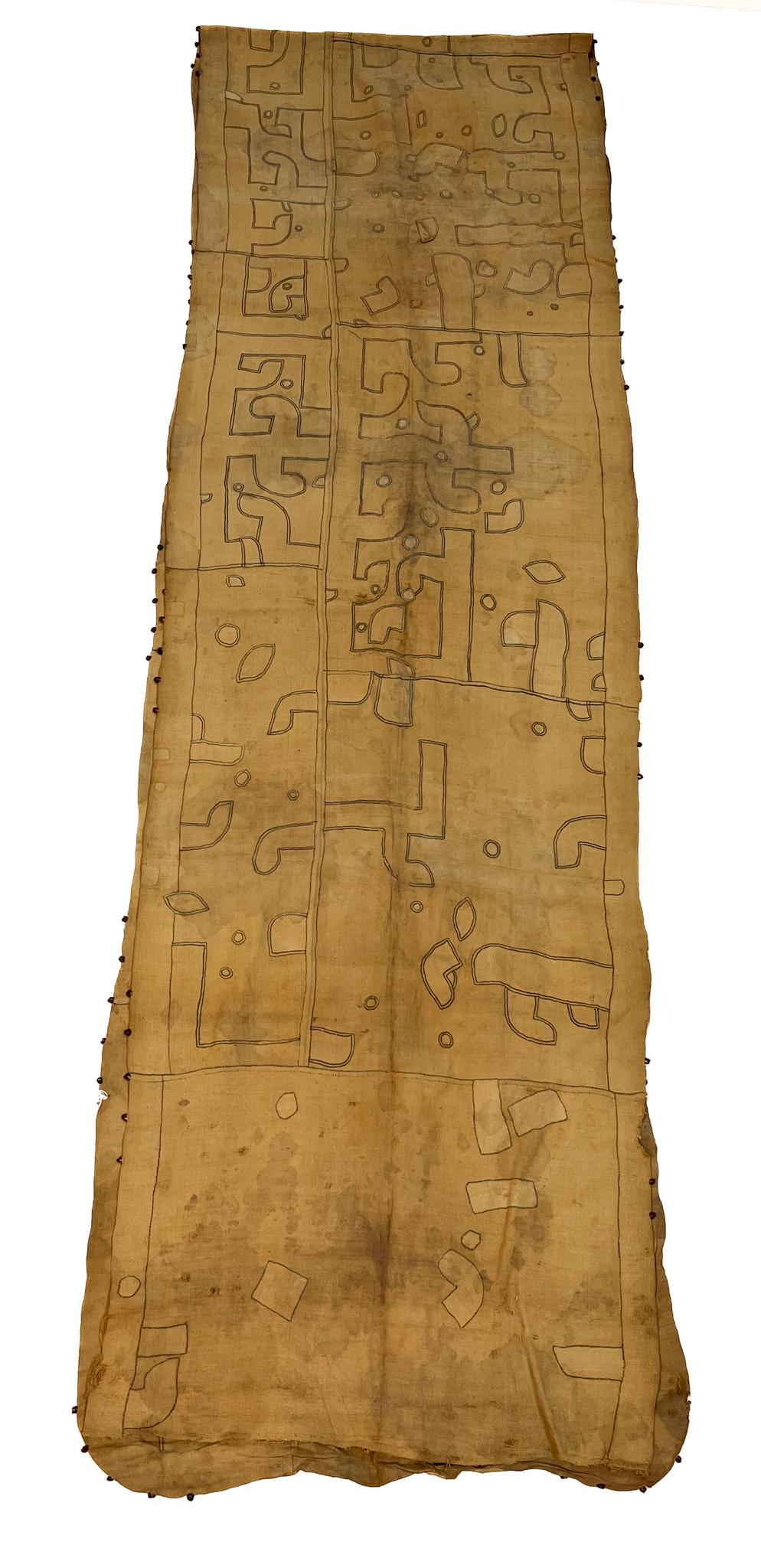 African, Kuba, Zaire (dr Congo), Vintage Woven Palm Fiber Ceremonial ...