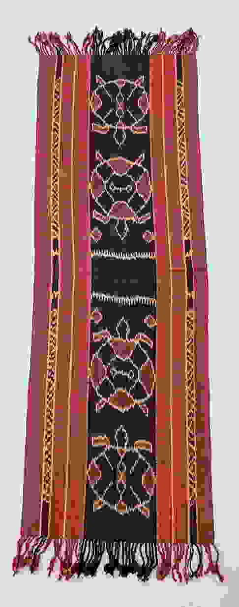 Lembata, Indonesia, Vintage Woven Coarse Cotton With Turtle Ikat Motif ...