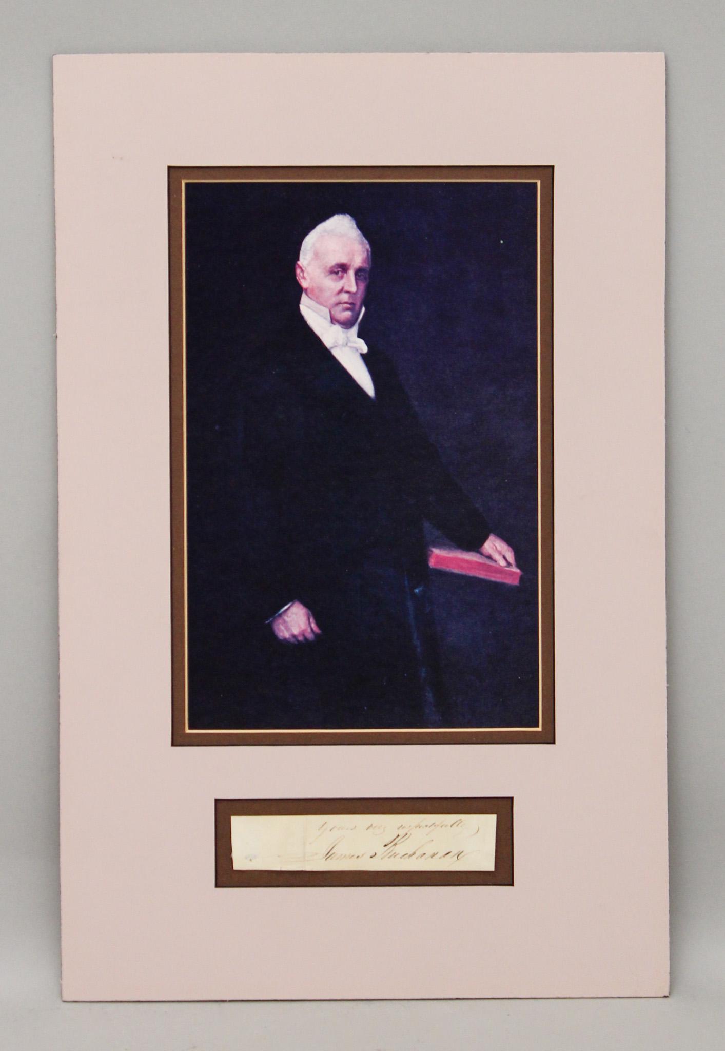 Usa 15th President James Buchanan Autograph Auction