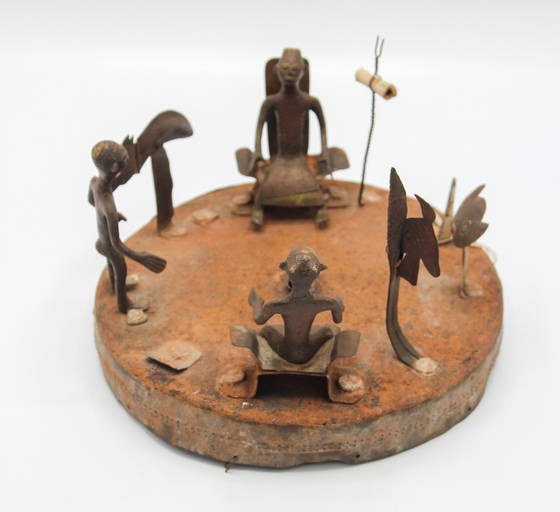 Top Section Of An Ancestral Alter, Fon Peoples, Republic Of Benin, West ...