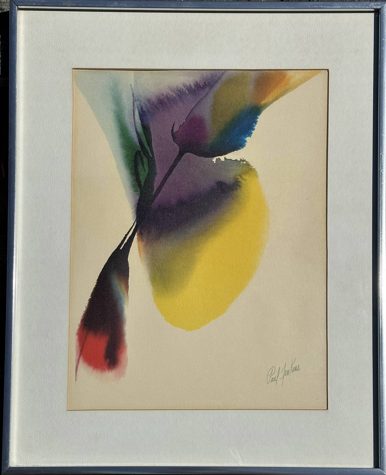 Paul Jenkins (b. 1923) Vintage Abstract Expressionism Mid Century ...